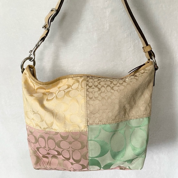 Coach | Bags | Coach Patchwork Signature Hobo Bag | Poshmark